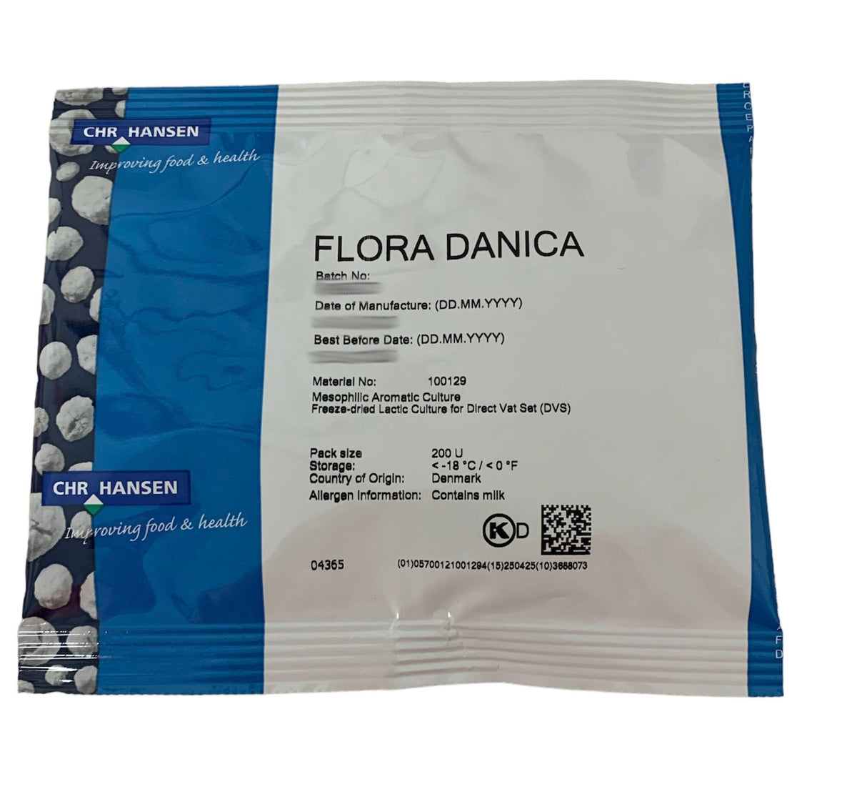 Cheese Culture - Flora Danica For Continental style semi-hard cheeses ...