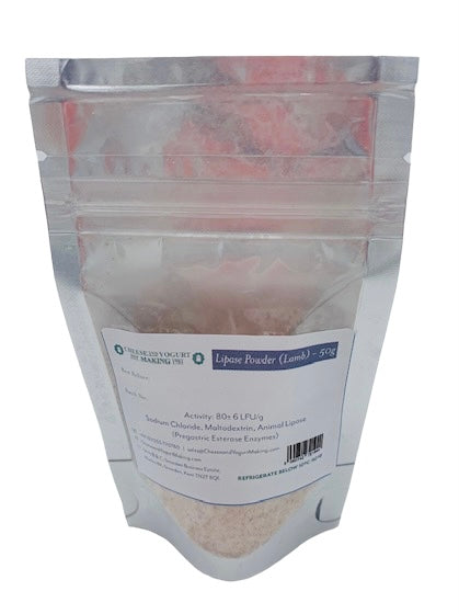 Lipase - Lamb – Cheese and Yoghurt Making
